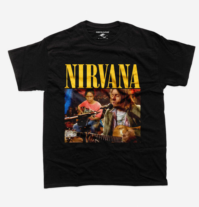 Kaos Band Nirvana x Mandra | Baju Mandra Nirvana| | Lazada Indonesia Kaos Band Nirvana x Mandra | Baju Mandra Nirvana| | Lazada Indonesia