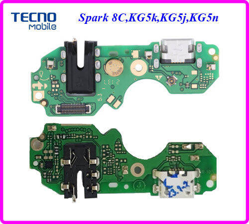 สายแพรชุดก้นชาร์จ Tecno Spark 8C,KG5k,KG5j,KG5n,infinix Smart 6 ...