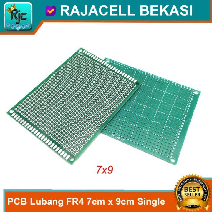 PCB Lubang Prototype PCB bolong 7x9 cm FR4 Fiber Single Layer | Lazada ...