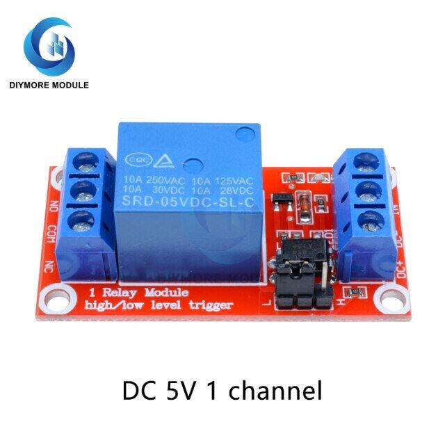 DC 5V 9V 12V 24V Relay Module 1 Channel 2 CH with Optocoupler Timer ...