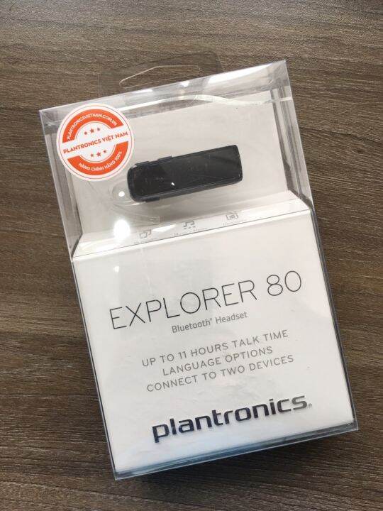 Tai nghe Bluetooth Plantronics Explorer 80 kết nối 2 thiết bị đàm thoại 11h | Lazada.vn