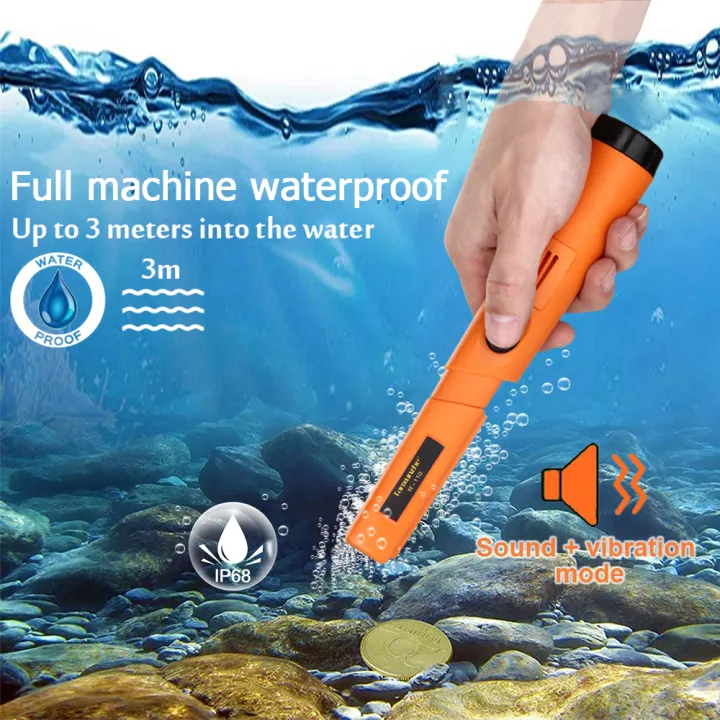 TC-110 Whole Machine is IP68 waterproof Metal Detector Pointer Pinpoint ...