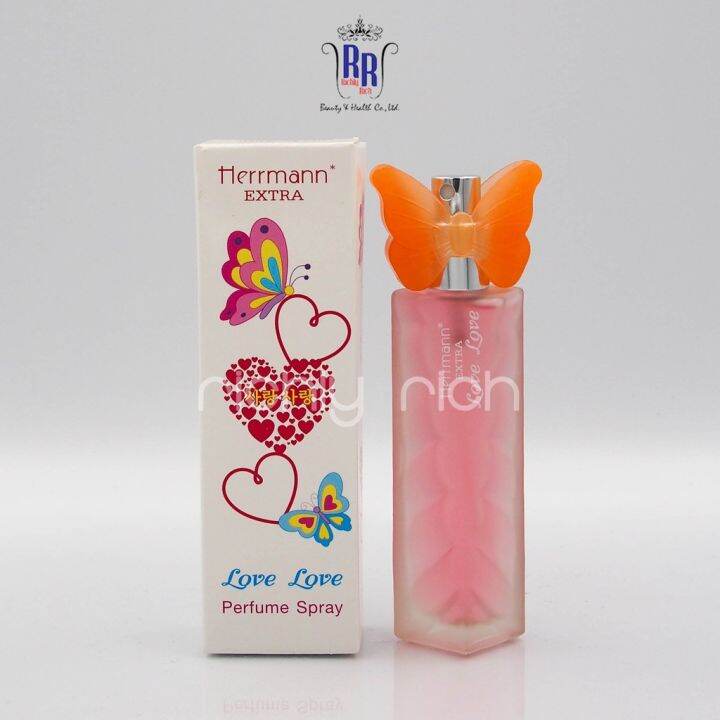 🔸แท้|ส่งไว🔸HERRMANN น้ำหอมผีเสื้อ กลิ่นเลิฟเลิฟ Extra Perfume Spray ...