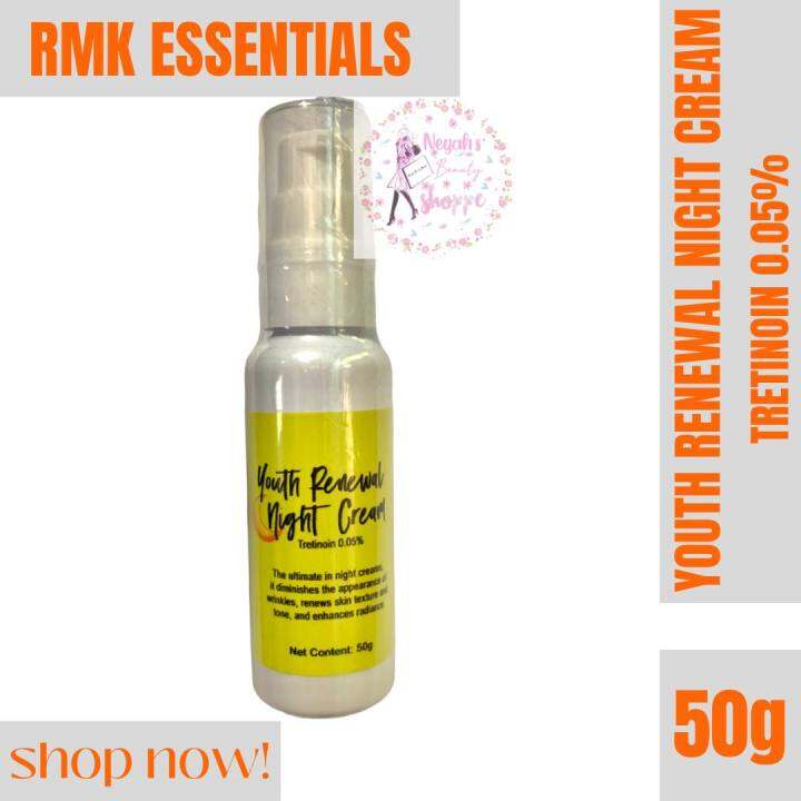 RMK ESSENTIALS TRETINOIN CREAM YOUTH RENEWAL CREAM TRETINOIN 0.05% FDA ...