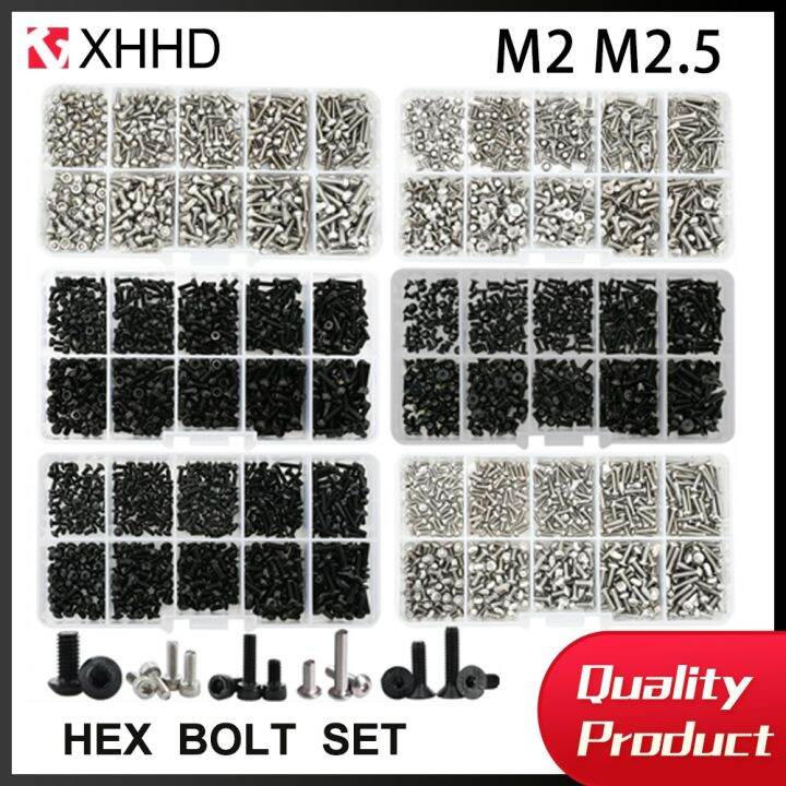 M2 M2 M2 5 Kit baut sekrup kecil 4mm 5mm 6mm 8mm 10mm sekrup listrik ...