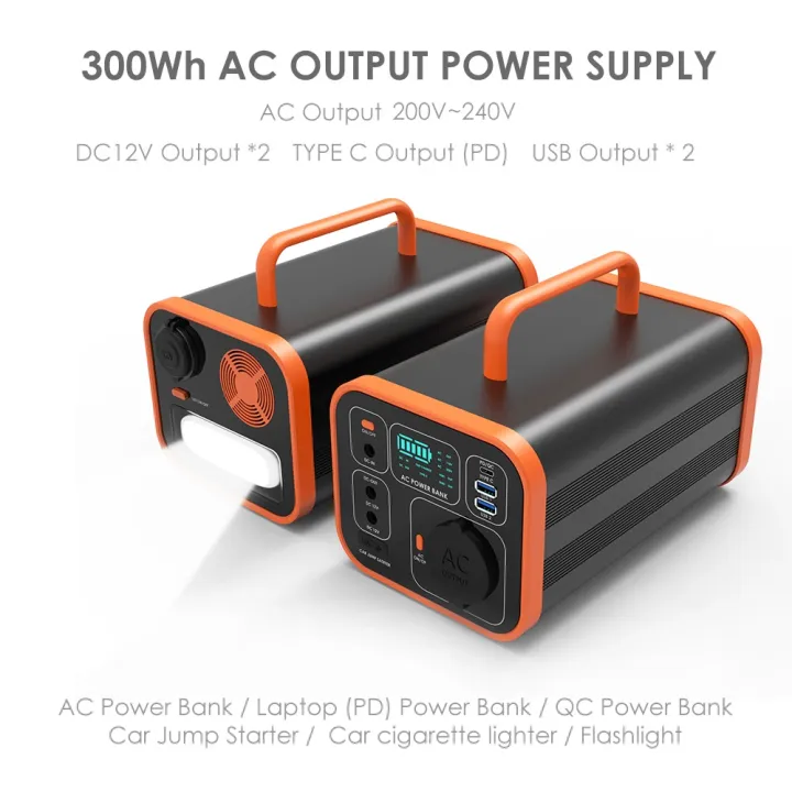 AC Power Bank 300Wh 81,000mAh with 5W LED Light | Lazada PH