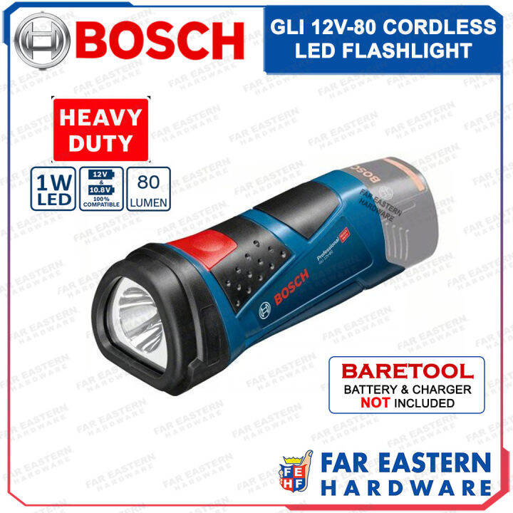 BOSCH GLI 12V-80 Cordless LED Flashlight Pocket Work Light(Baretool ...