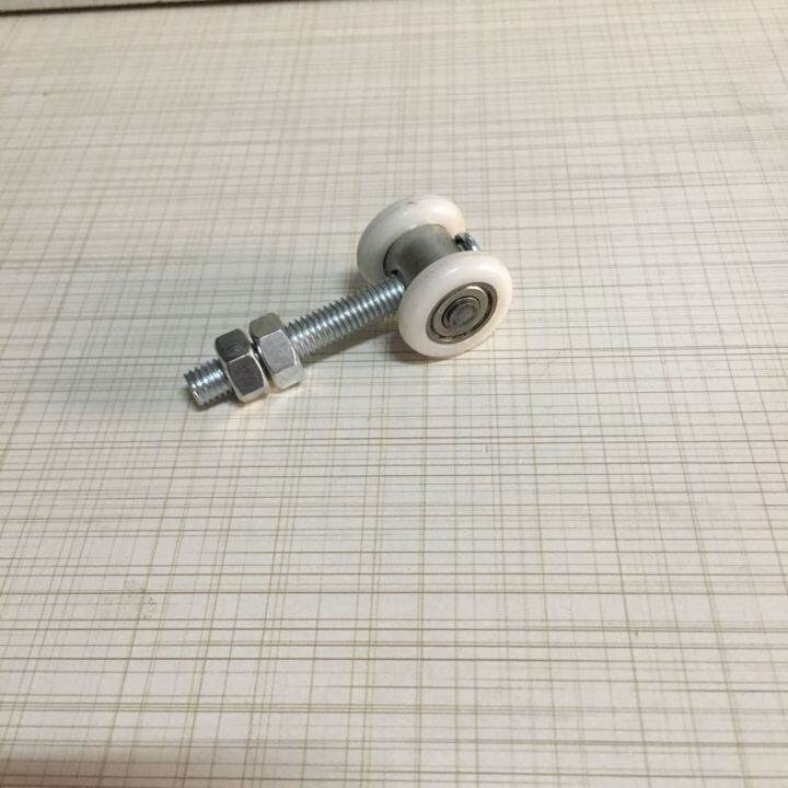 Sliding door lifting wheel nylon single wheel screw rotatable lifting ...