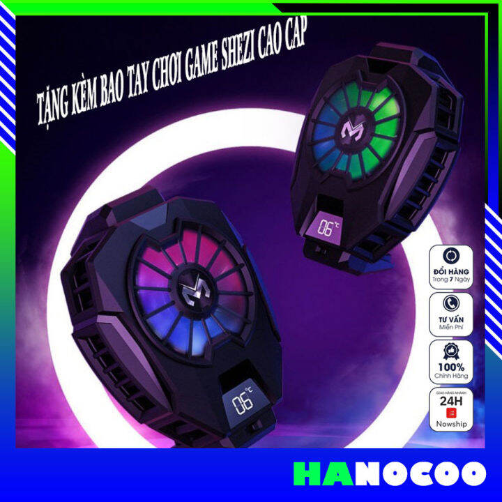 Quạt Tản Nhiệt Memo Dl05 Siêu Lạnh Cho điện Thoại Gaming Led Rpg Có đèn
