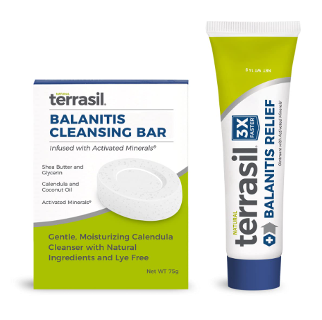 Natural Terrasil Balanitis Relief Treatment, 2-in-1 Balanitis Oinment ...