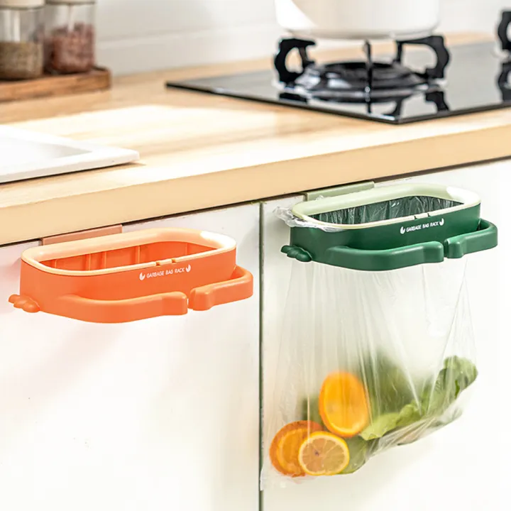 Trash Kitchen Hangin Trash Bin Cabinet Door Basket Hanging Trash Can ...