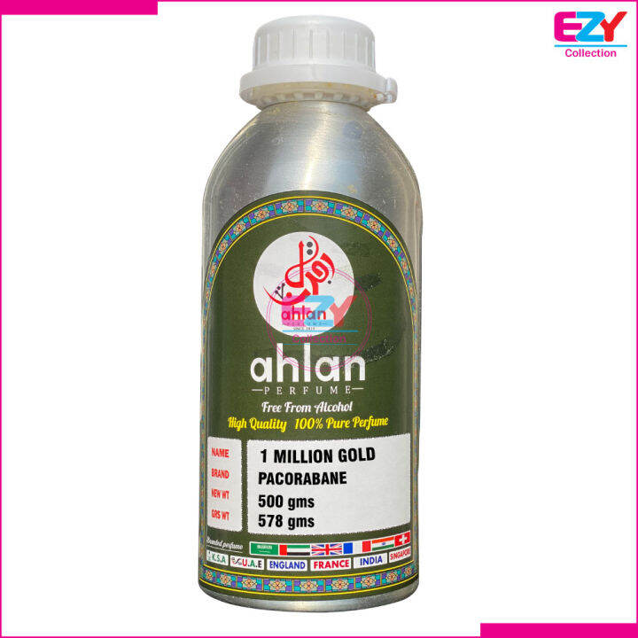 1 million gold Ahlan Original Attar Oil Men Women Unisex Perfume Original Pati Minyak Wangi 50ml ...