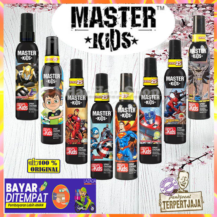 Master Kids Spray Cologne 80ml Parfum Anak Tahan Lama Minyak Wangi Anak ...