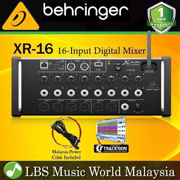 Behringer XR-16 Digital Mixer With 16 Input Preamp (XR16 XR 16) | Lazada