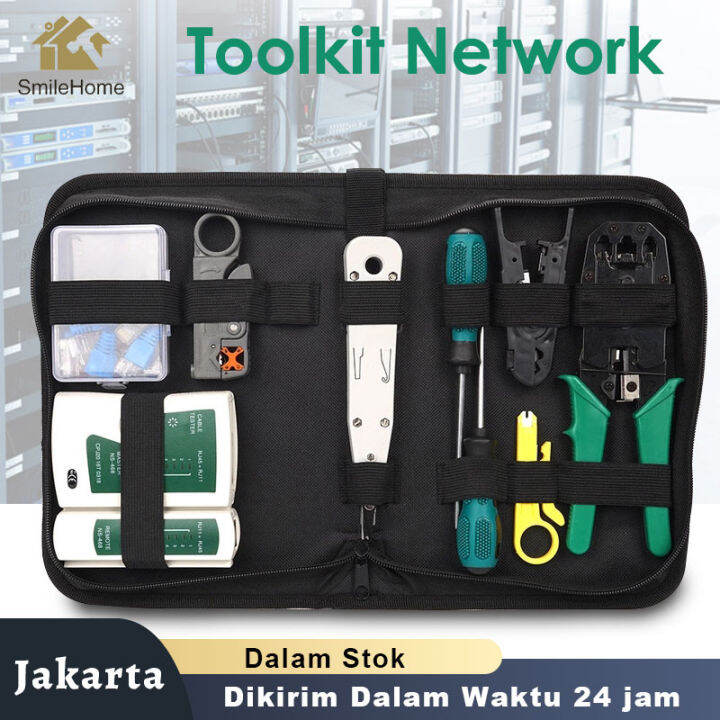 GAINTECH TOOLKIT Network Repair 10in1 / NETWORK TOOLKIT / PAKET LENGKAP ...