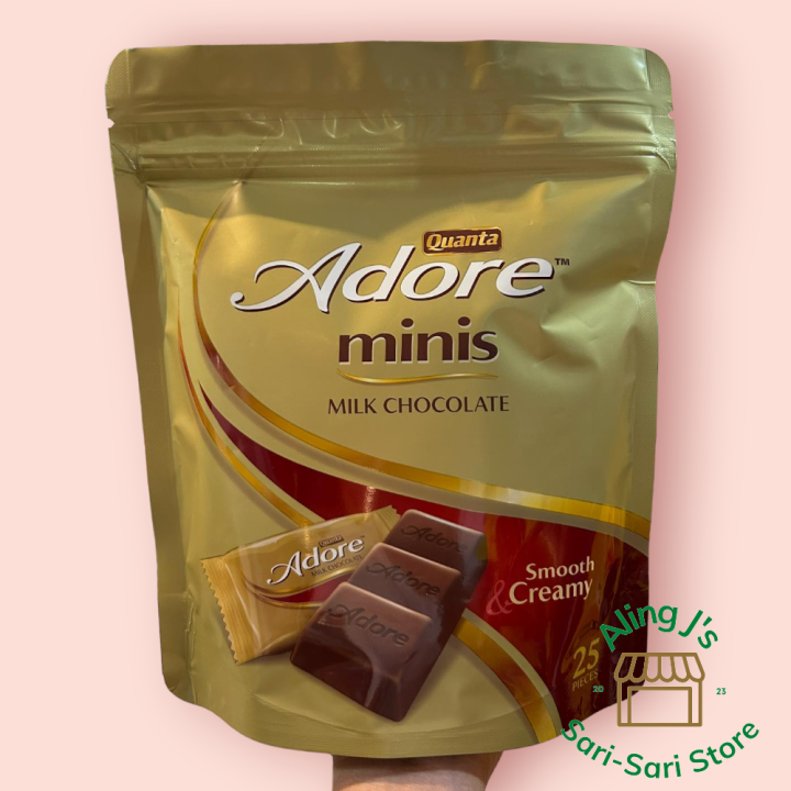 Quanta Adore Milk Chocolate Nuts Minis Chocolate 250g (25pcs) | Lazada PH