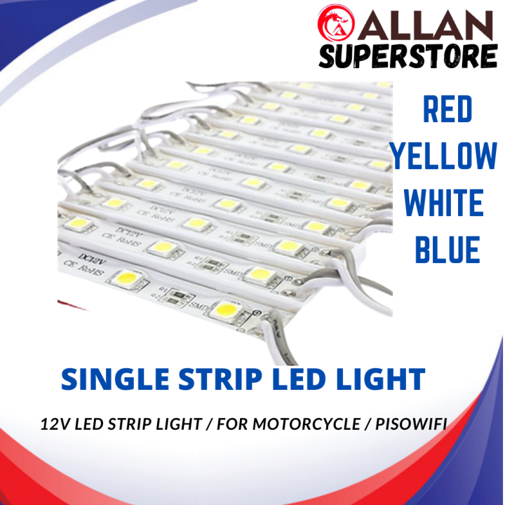 Allan Superstore 12V 3LED Red Blue Yellow White led module lights 25pcs ...