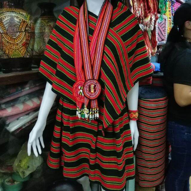 womensclothingmnl Igorot costume poncho and wrap around skirt | Lazada PH