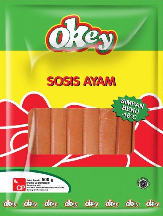 Okey Sosis Ayam 500 gram - isi 15 potong | Lazada Indonesia