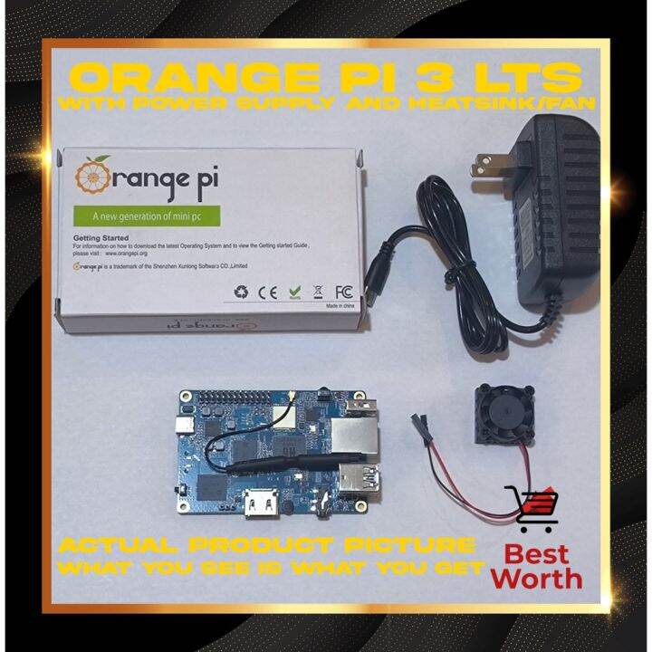 Orange Pi 3 LTS Development Board with Allwinner H6 SoC Open Source PC Android Linux System ...
