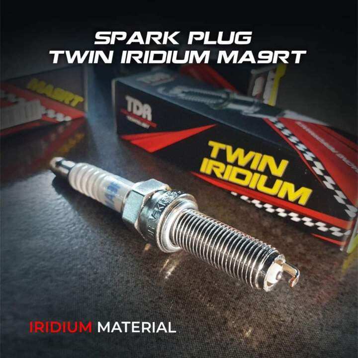 TDR Twin Iridium Spark Plug for Yamaha XMAX (MA9RT) | Lazada PH