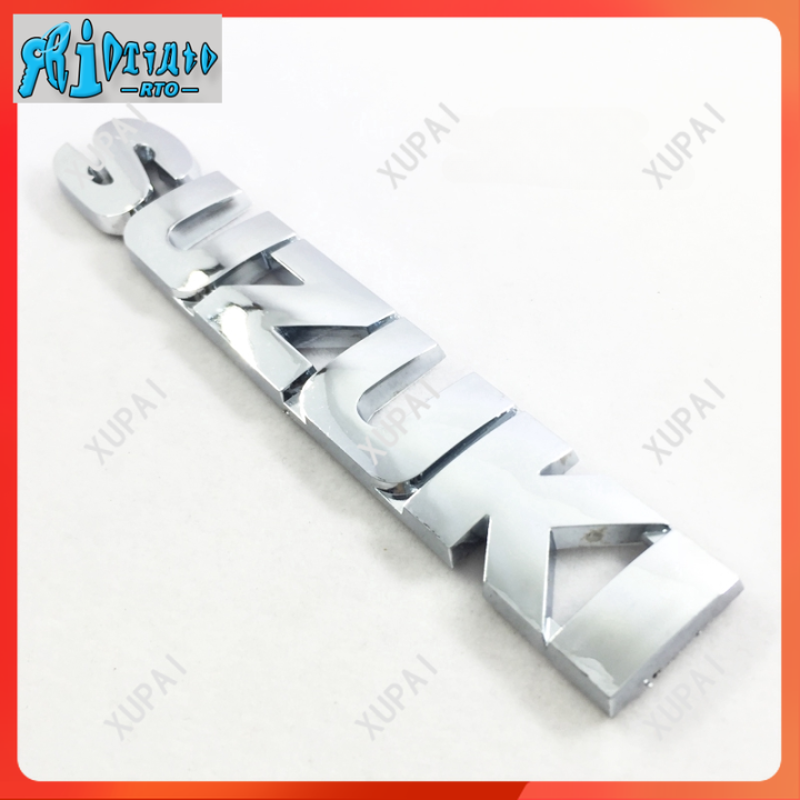 RTO SUZUKI Letter Logo Car Auto Rear Trunk Emblem Badge Sticker Decal ...