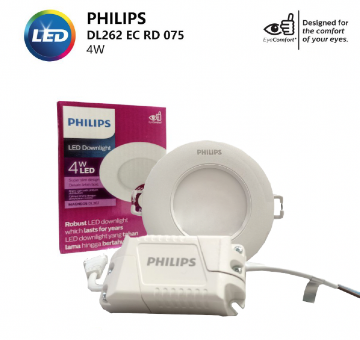 Downlight Philips LED 4W MAGNEOS DL262 D75 3" - Downlight LED 4W | Lazada Indonesia