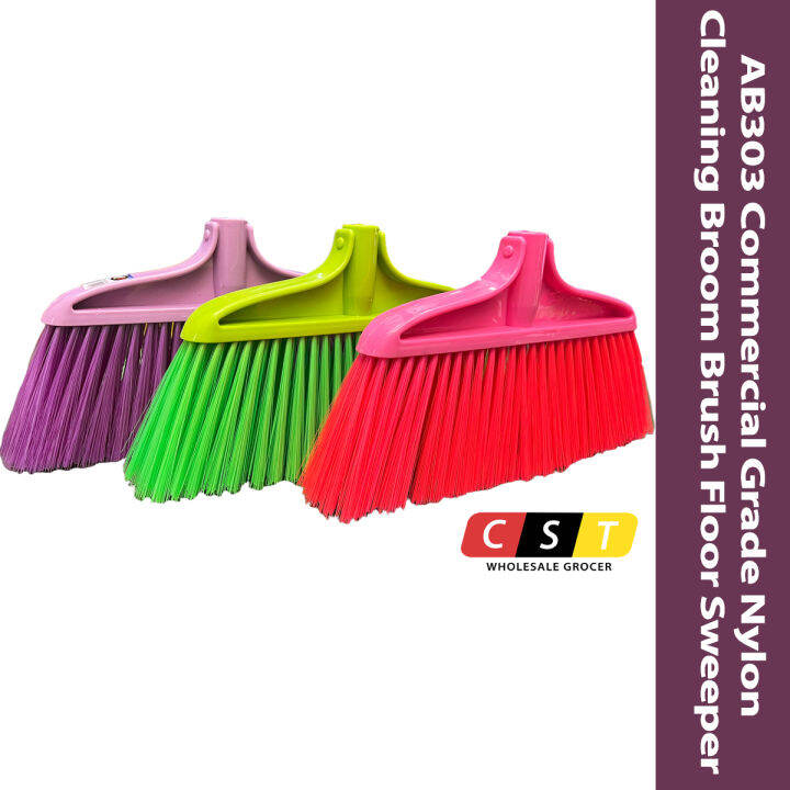 AB303 Commercial Grade Nylon Cleaning Broom Brush Floor Sweeper ...