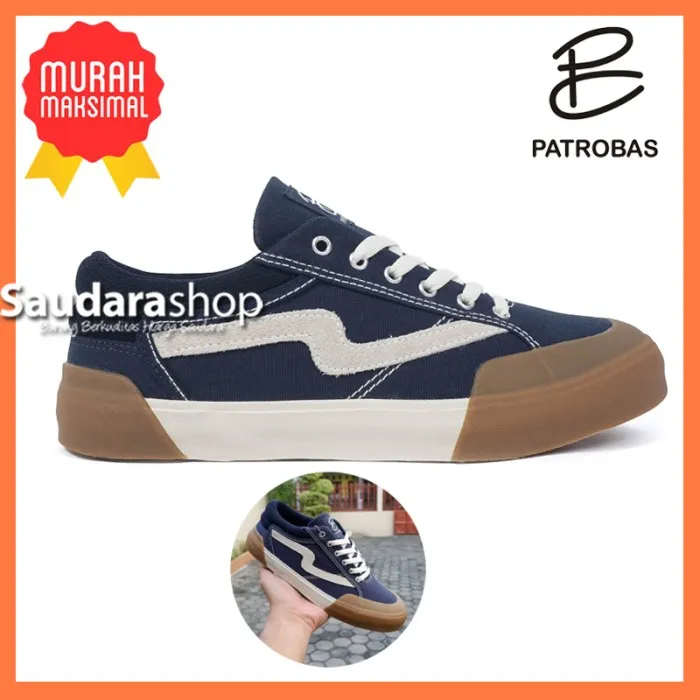 Sepatu Patrobas Cloud Navy Low / Patrobas Cloud Navy LC | Lazada Indonesia
