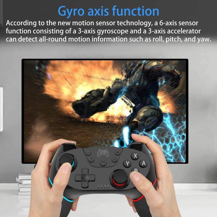 Viphot Gamepad For N Switch Ns Switch Ns Switch Console Wireless Gamepad Video Game Usb Joystick 6890