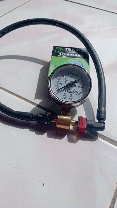 FUEL PUMP GAUGE ALAT UKUR TEKANAN POMPA BENSIN TEKIRO | Lazada Indonesia