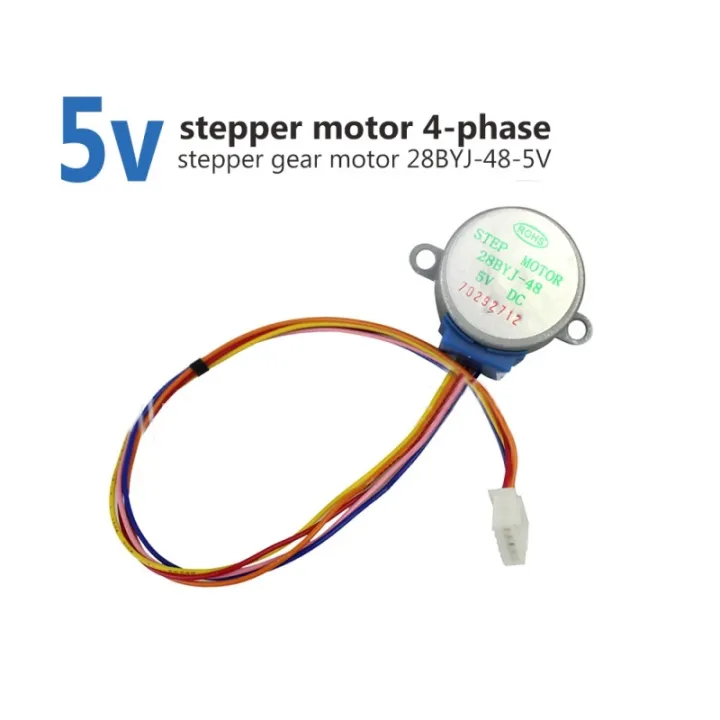 4 Phase 5 Wire Gear Stepper Motor DC Mini Micro 5V Stepper Motor ...