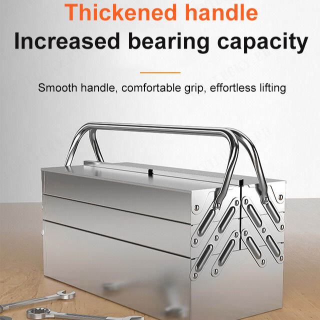 New Large Collapsible Tool Box Heavy Duty Stainless Steel Construction ...