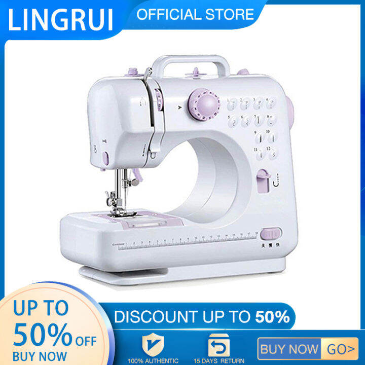 [Quick delivery] 12-needle mini sewing machine portable knitting ...