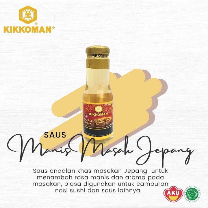 Kikkoman Mirin 250ml - Kikkoman Saus Manis Jepang Halal | Lazada Indonesia
