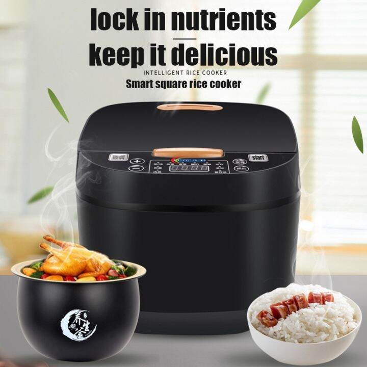 New in 2022 Smart big rice cooker 5L large capacity menus full touch screen operation 10 Cooking ...