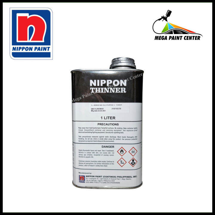 Nippon NAX Multipurpose U Thinner 1L (SOB642) | Lazada PH