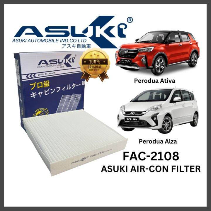 ASUKI Cabin Filter Perodua Alza Ativa Toyota Vios NCP151 NCP92 NCP150 ...
