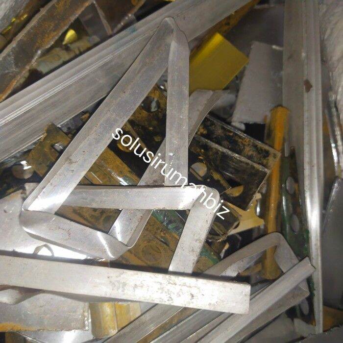 sisa potongan aluminium campur per 100g per100g timbang bukan kiloan ...