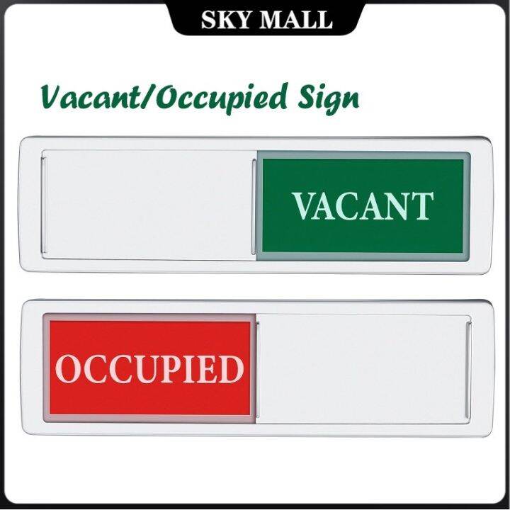 Occupied Vacant Door Sign Home Office Conference Meeting Room Occupied ...