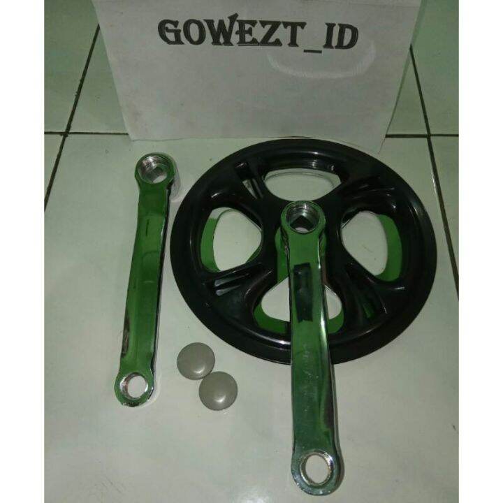 Gear Gir Crank Sepeda Lipat Minion Fixie 42T Single 1 Susun Chrome As ...