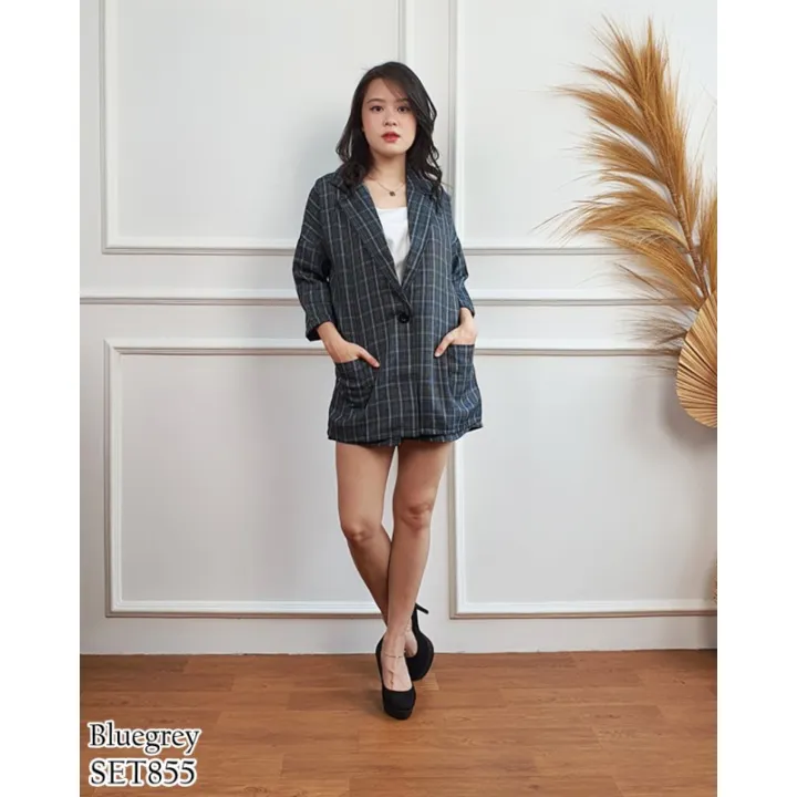 Mihar store / Setelan Blazer celana panjang / Setelan blazer X long pants / Setelan blazer kerja ...