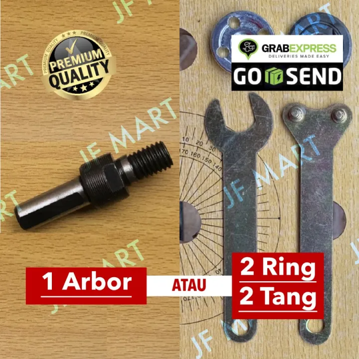 Ring Mata Gerinda 4 Inch Inci atau Arbor Shaft 10mm - 2 Tang 2 Ring ...