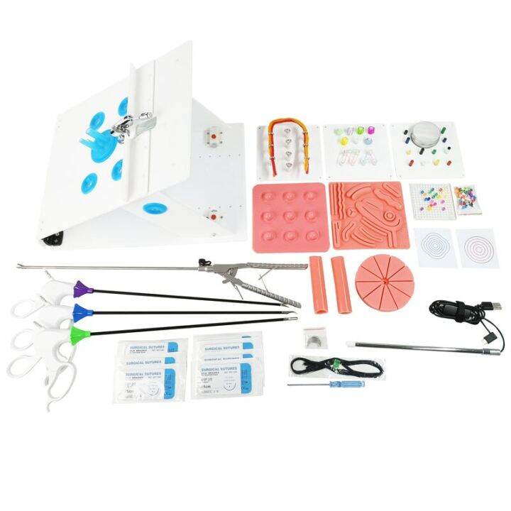 Laparoscopic Simulator Training Box Laparoscopy Trainer Instruments ...