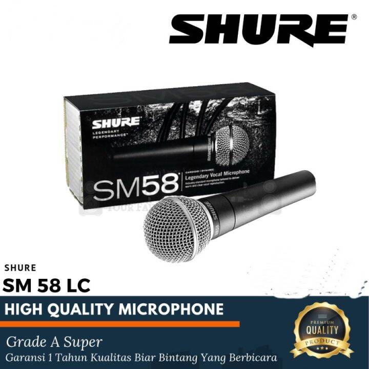 MIC KABEL SHURE SM58 MIC SHURE SM 58 | Lazada Indonesia