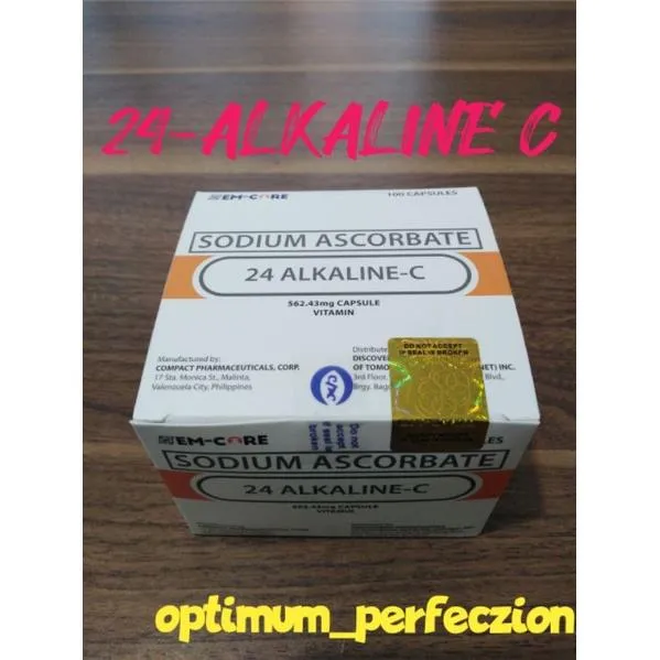24 ALKALINE-C SODIUM ASCORBATE VITAMIN 562.43MG CAPSULE!!! AUTHENTIC!!! COD | Lazada PH