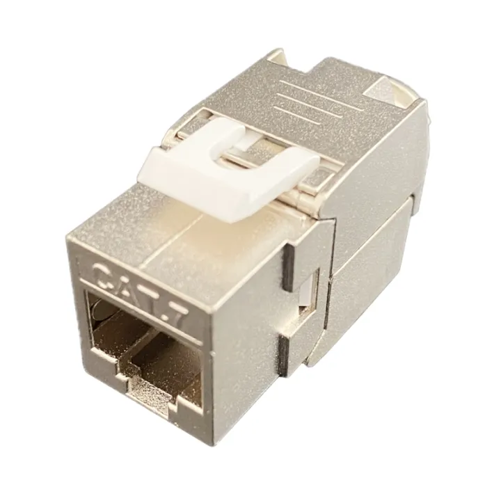 RJ45 CAT6เครื่องมือ STP Shielded Keystone Jack โมดูล Self-Locking Cat7 ...