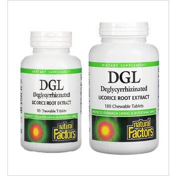 Natural Factors, DGL, Root Extract, Chewable Tablets | Lazada.co.th