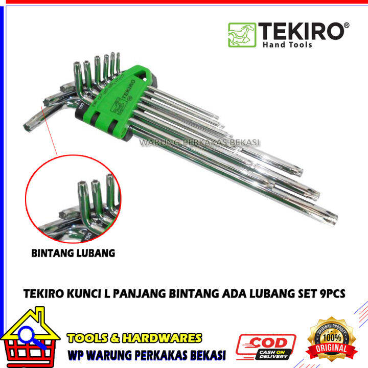 Tekiro 9pc Kunci L Bintang Panjang Lubang Set - 9 Buah | Lazada Indonesia