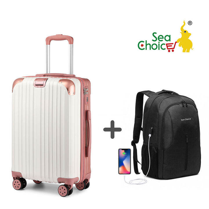 Sea Choice Backpack Big Sale Suitcase 4-wheel 360-degree Rotating Ultra ...